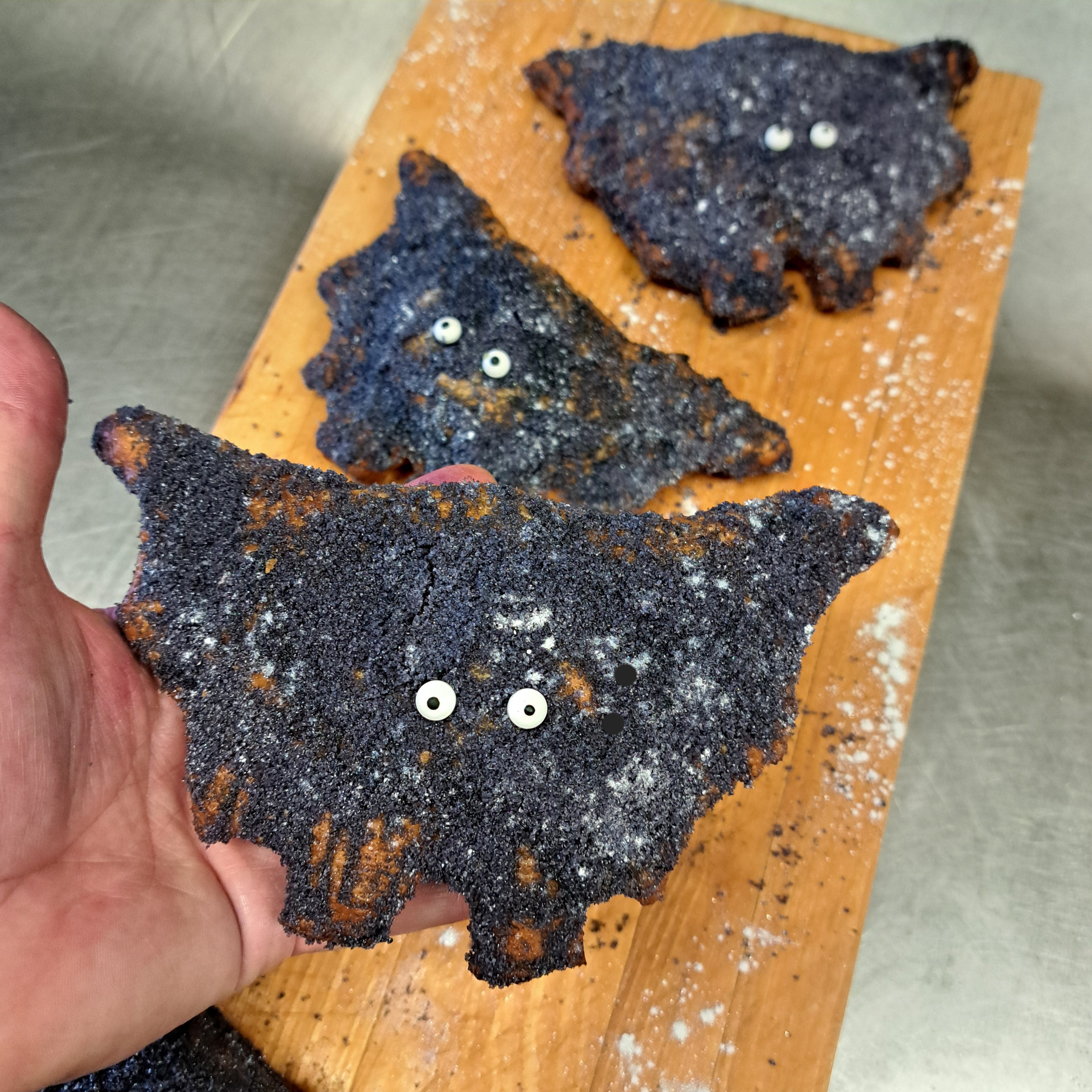 HALLOWEEN -- Spooky Bat Fried Apple Hand Pie | Blue Heron Farm & Bakery